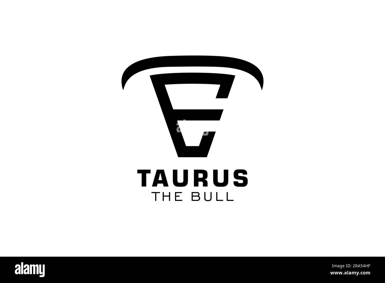 E logo, Bull logo,head bull logo, monogram Logo Design Template Element ...