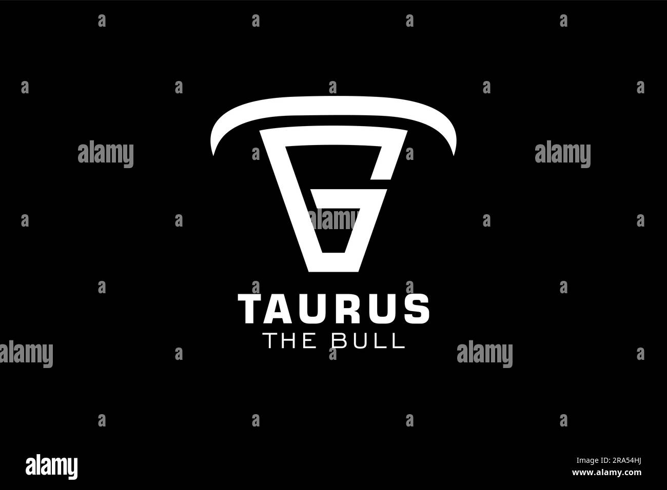 G logo, Bull logo,head bull logo, monogram Logo Design Template Element ...