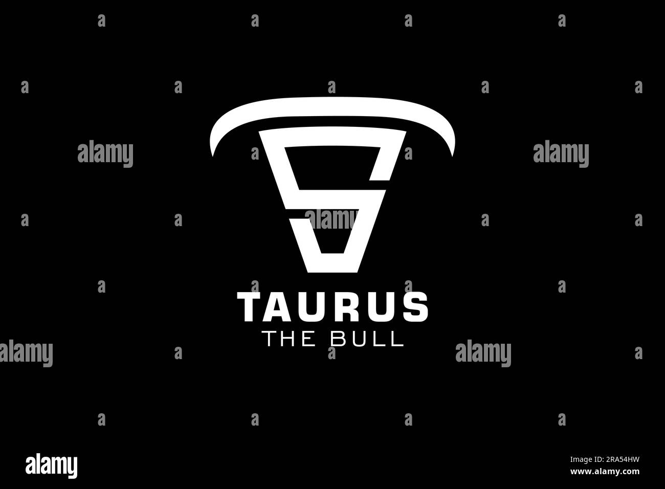 S logo, Bull logo,head bull logo, monogram Logo Design Template Element ...