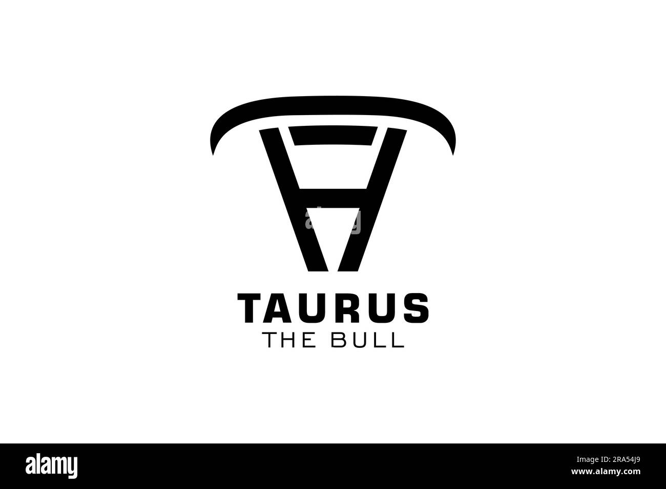 H logo, Bull logo,head bull logo, monogram Logo Design Template Element ...