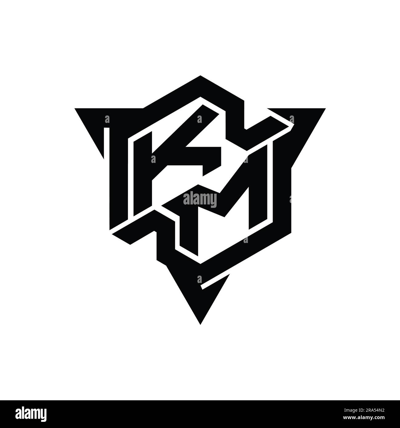 Km gaming logo hi-res stock photography and images - Alamy