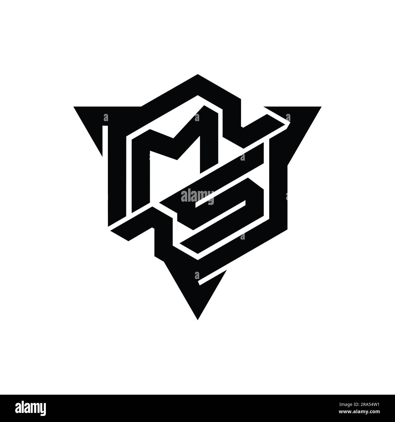 Ms gaming logo hi-res stock photography and images - Alamy