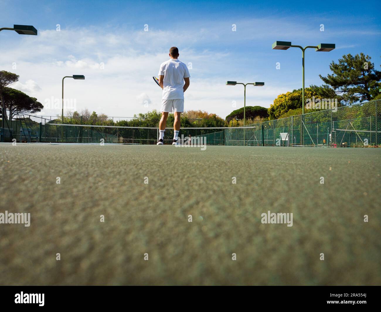 Tennis rear view hi-res stock photography and images - Alamy