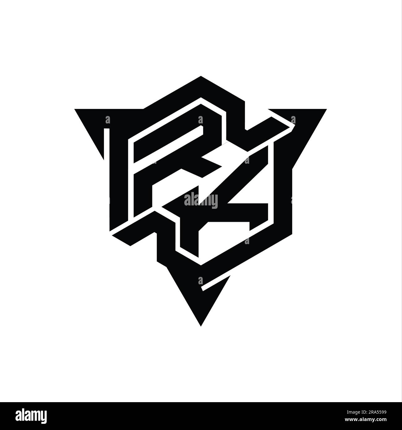 Rk letter logo hi-res stock photography and images - Alamy