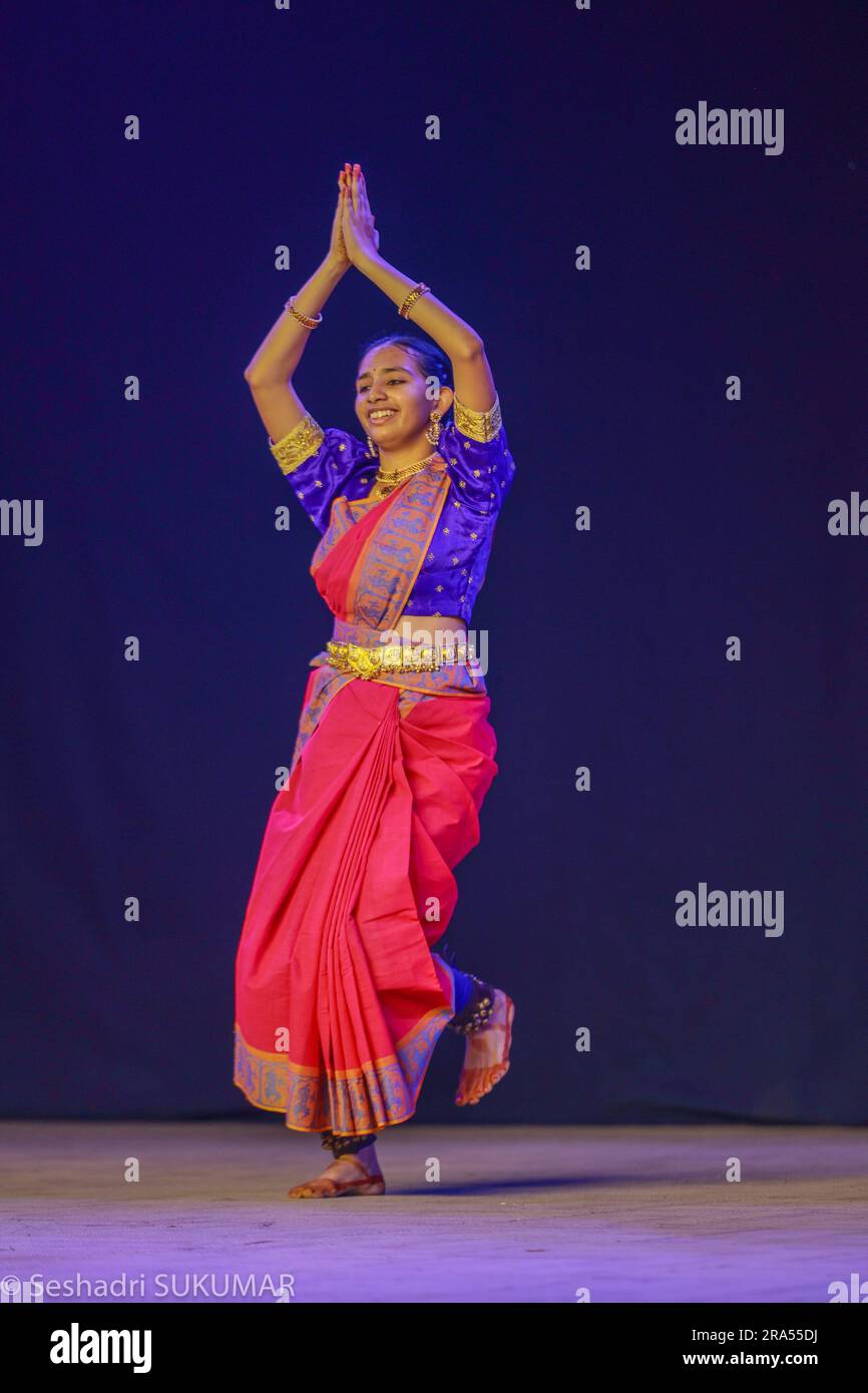 Bharatanatyam (Tamil: பரதநாட்டியம்) is an Indian classical dance form ...