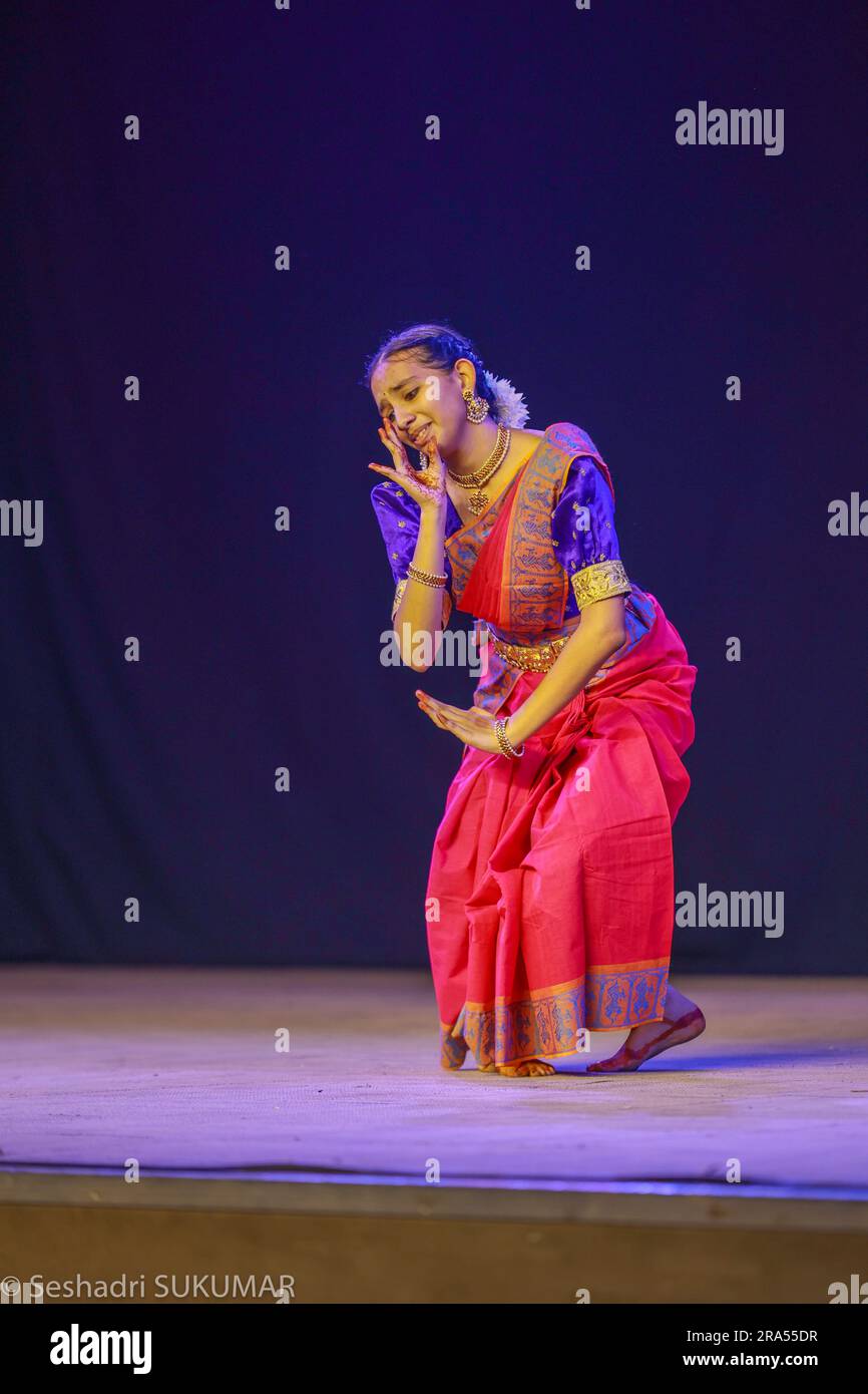 Bharatanatyam (Tamil: பரதநாட்டியம்) is an Indian classical dance form ...