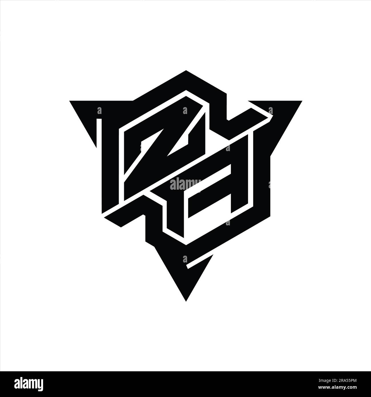 Za gaming logo hi-res stock photography and images - Alamy