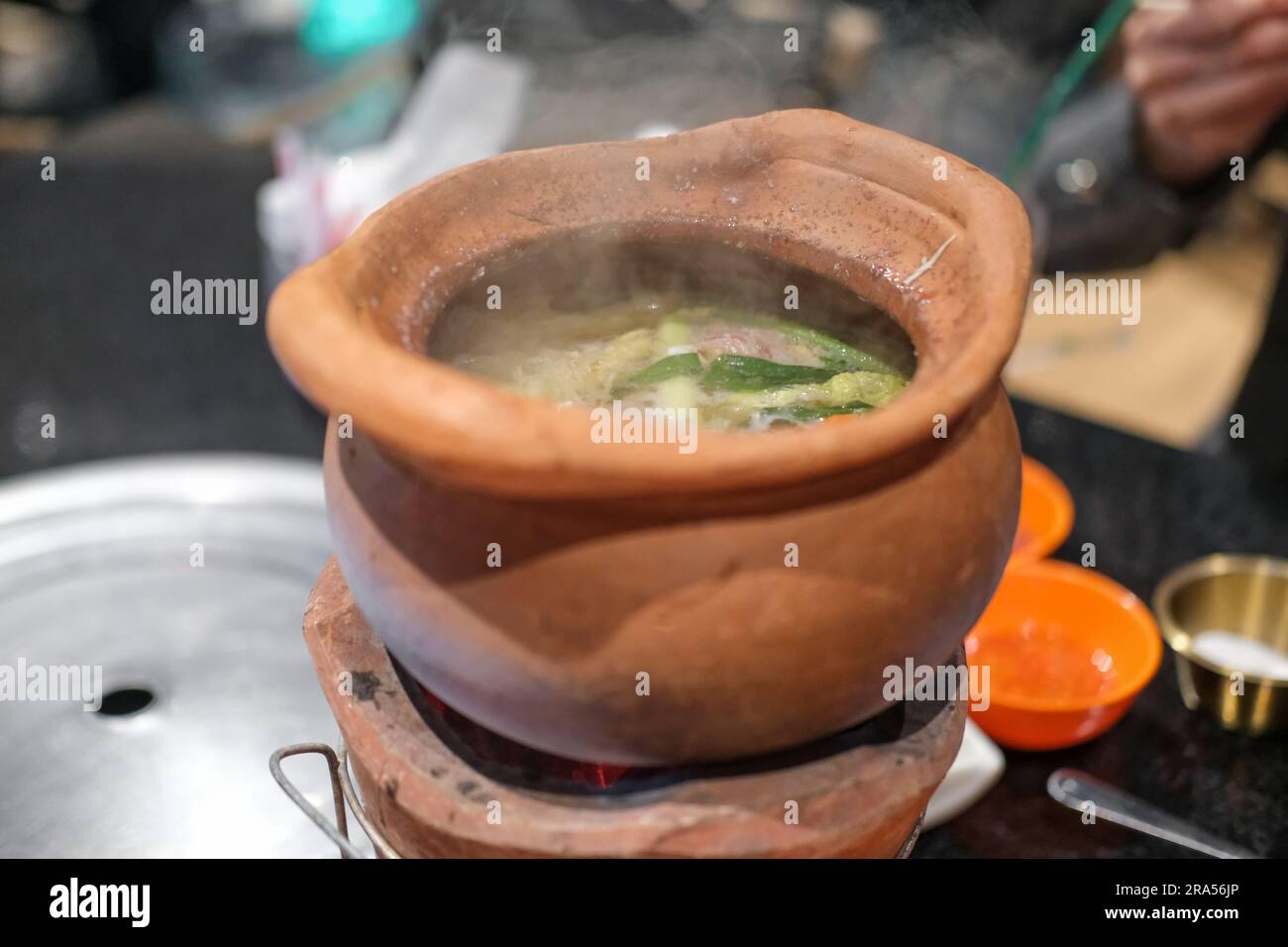 Jim Joom, Thai style of hot pot from the Northeast of Thailand contains ...