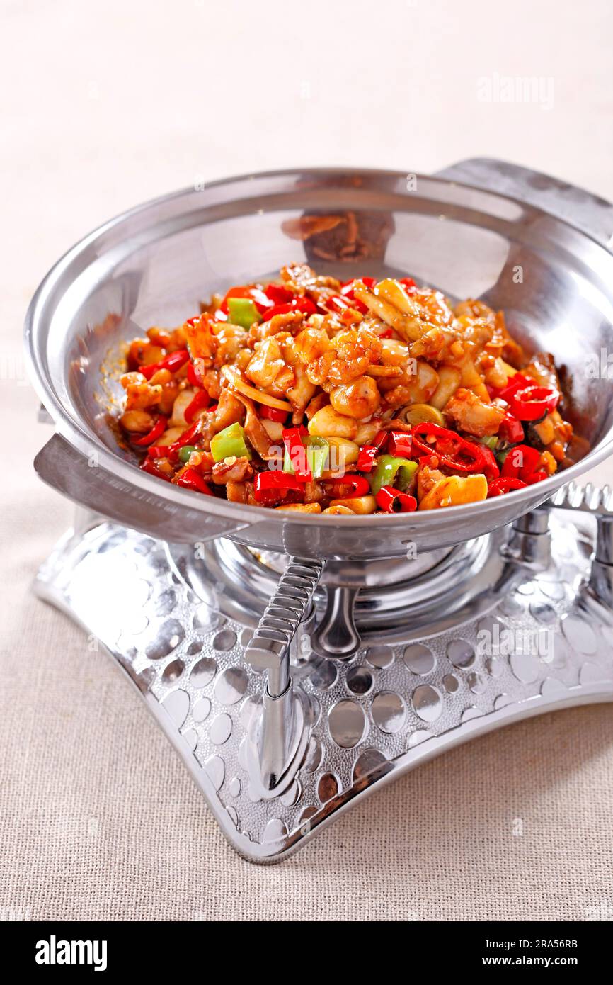 Griddle Cooked bullFrog with Pickled Pepper Stock Photo - Alamy