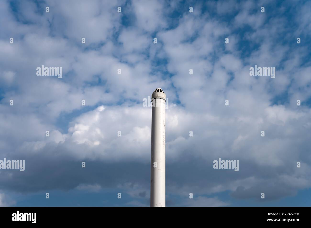 Chimneys at dusk Stock Photo - Alamy