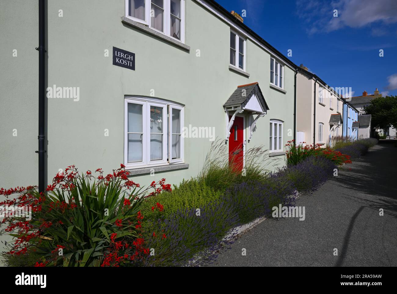 NANSLEDAN NEW TOWN DUCHY OF CORNWALL NEWQUAY Stock Photo - Alamy