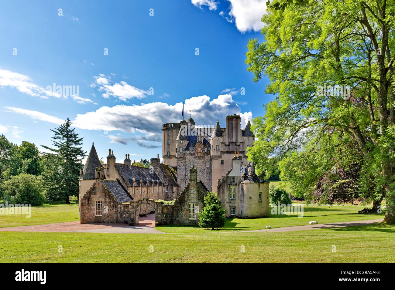 Castle Fraser Kemnay Aberdeenshire Scotland on a 300 acre estate the ...