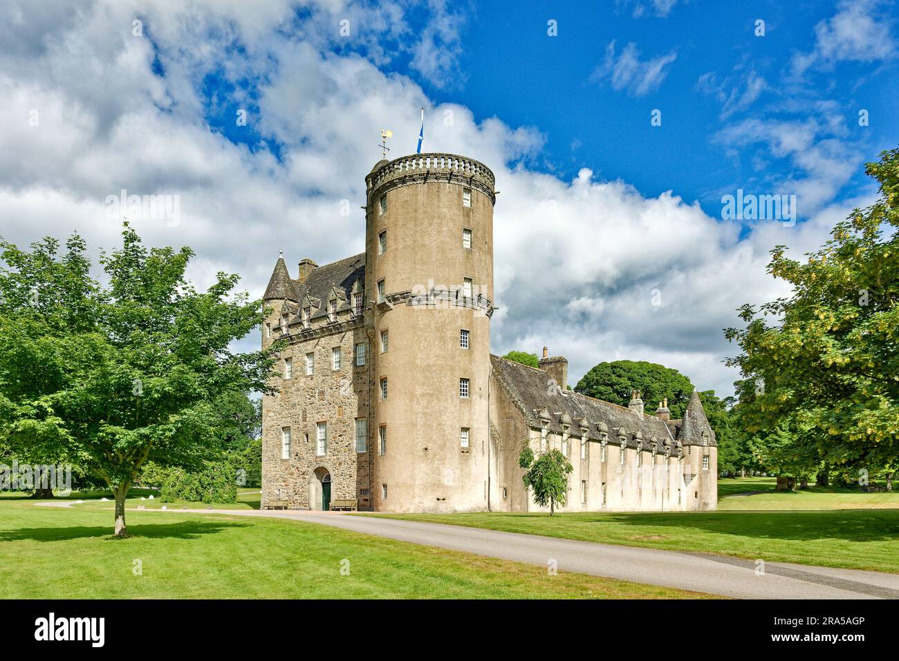 Castle Fraser Kemnay Aberdeenshire Scotland on a 300 acre estate the ...