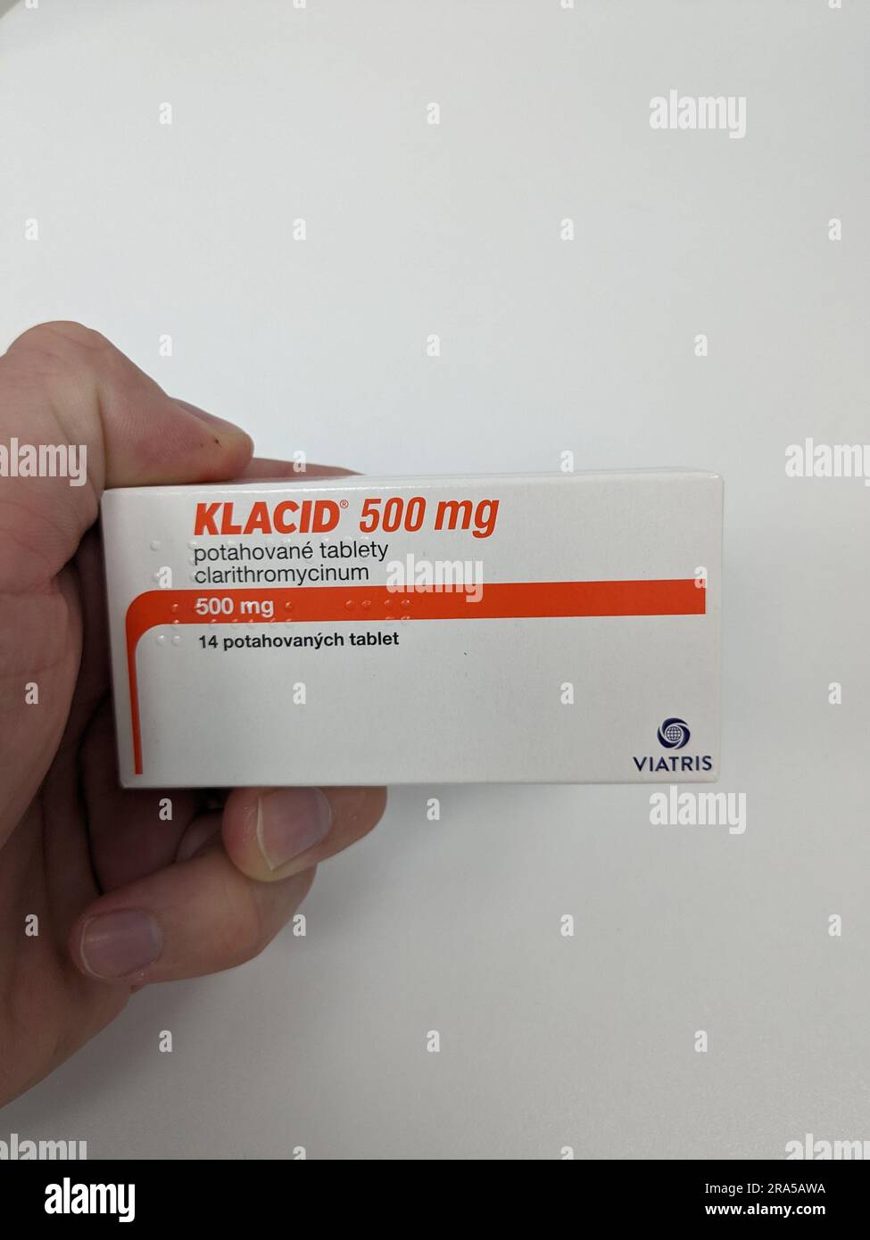 Prague,Czech republic – May 23 2023 : Pharmacy store- Klacid ...