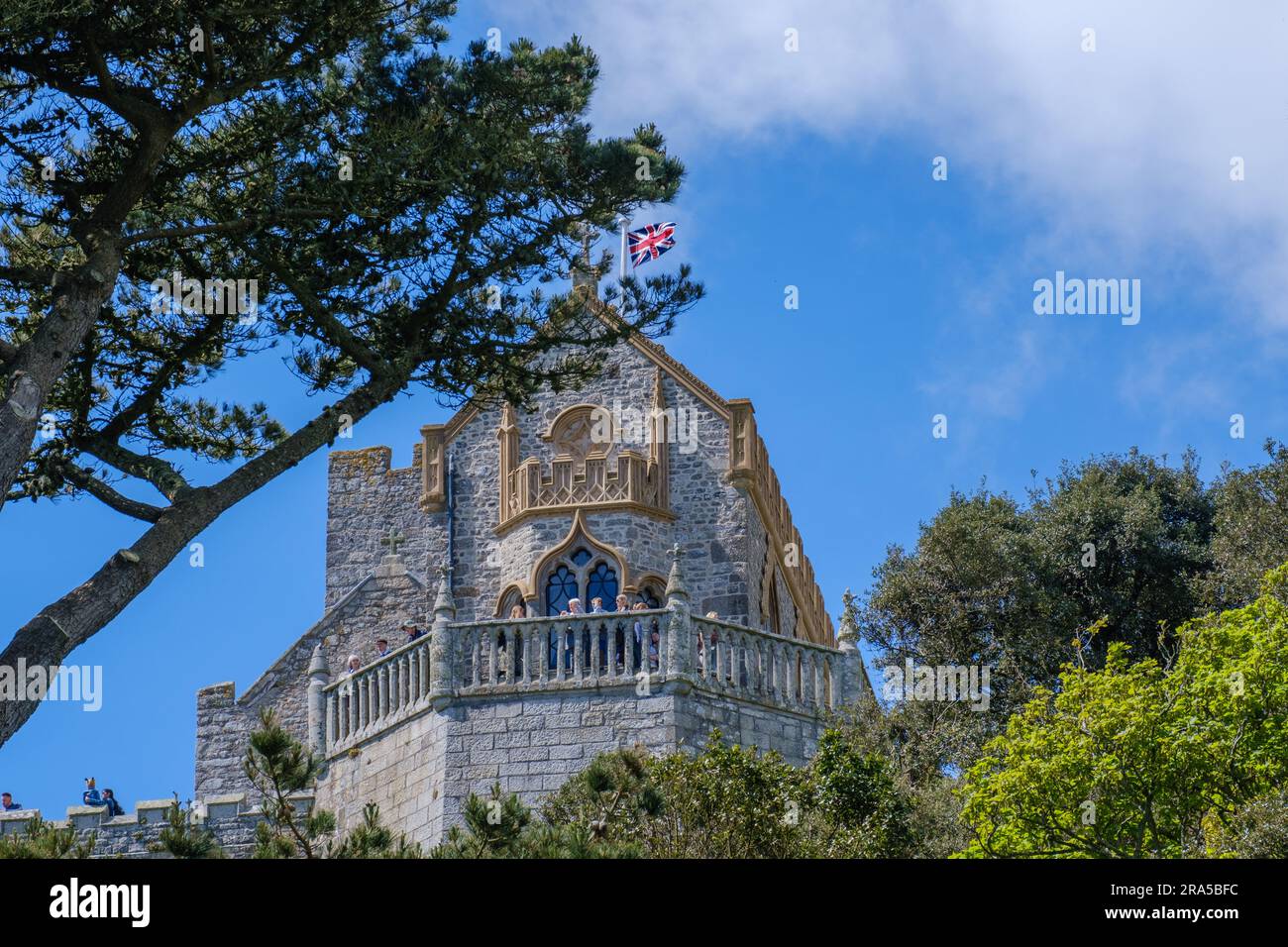 Historic Castle at St Michaels Mount. Marazion, Cornwall England ...