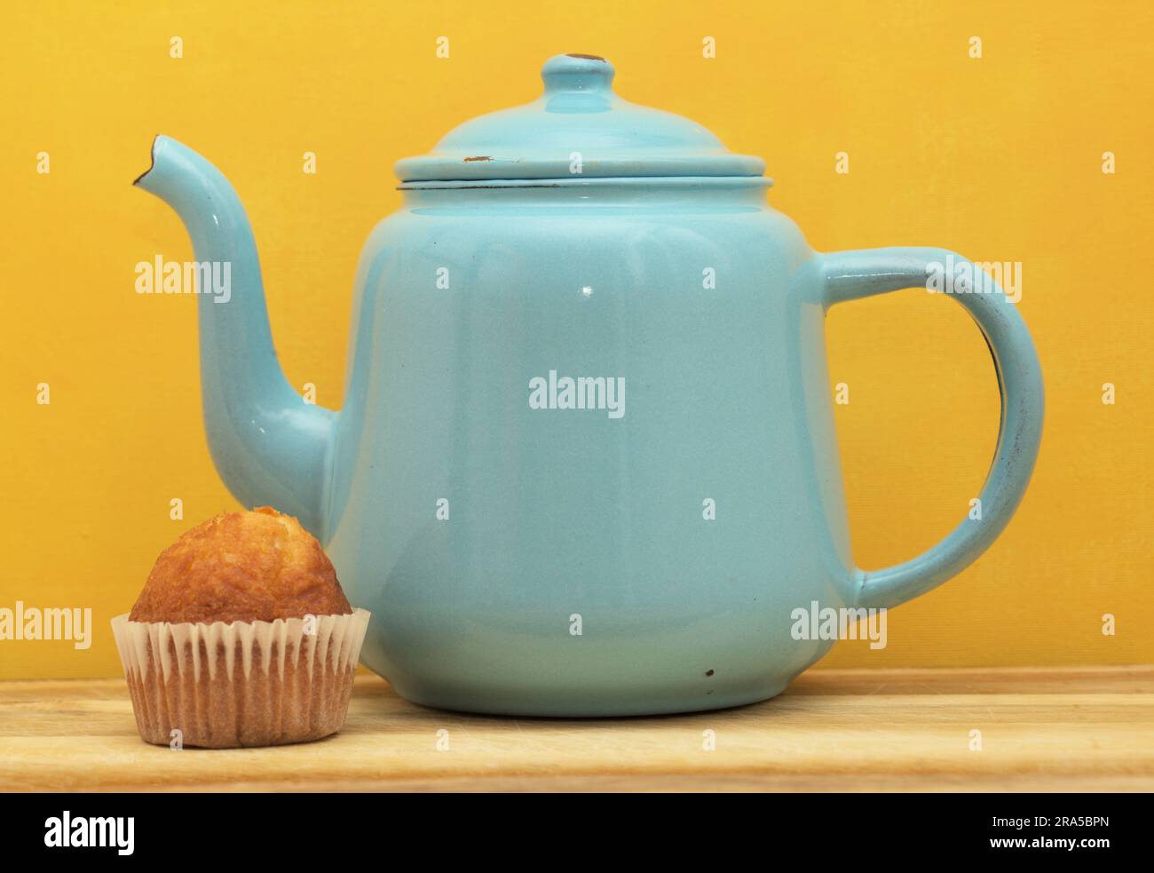 Still life with round madeleines, small sponge cakes Stock Photo - Alamy
