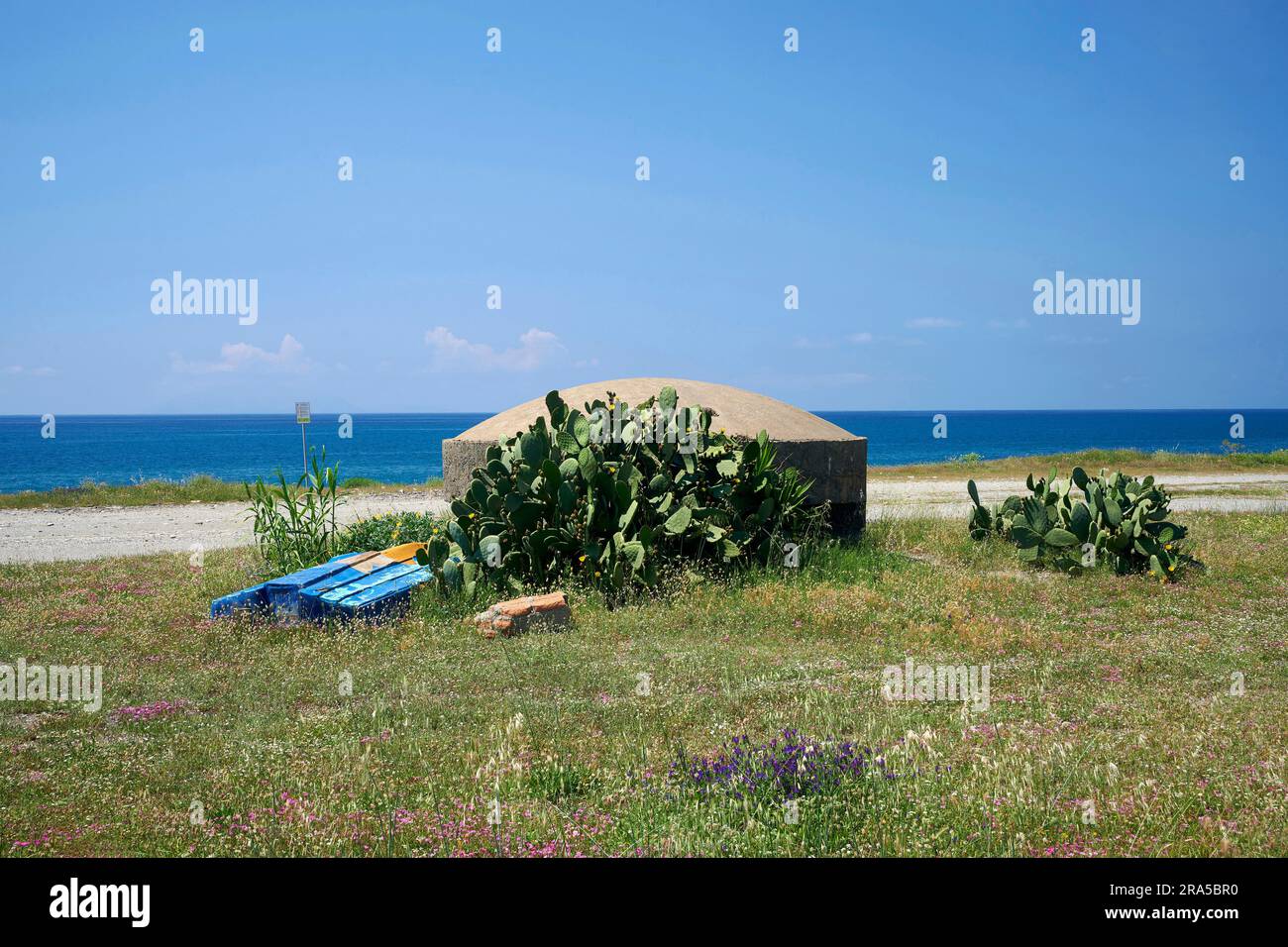 Spinesante (Me),Italy, a military fort of the second World War on the ...