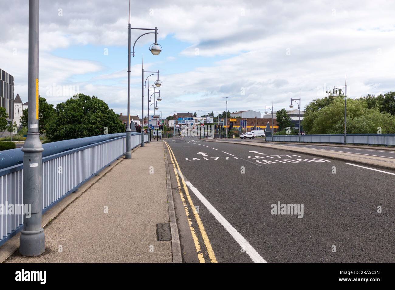 The Princess of Wales bridge over the Council of Europe Boulevard in ...