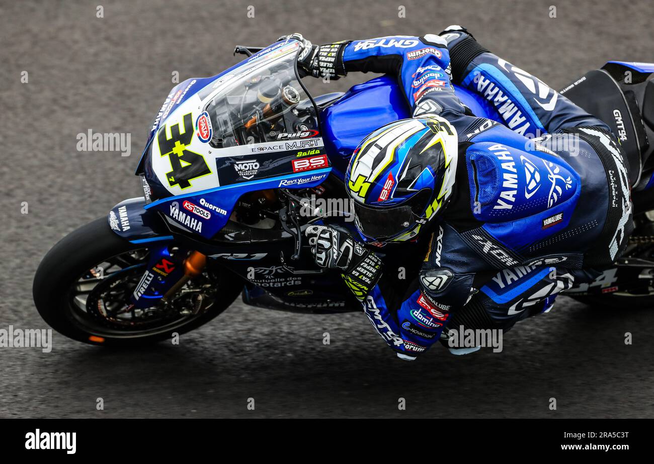 GMT94 Yamaha rider Lorenzo Baldassarri during practice 3 on day two of ... GMT94 Yamaha rider Lorenzo Baldassarri during practice 3 on day two of ...