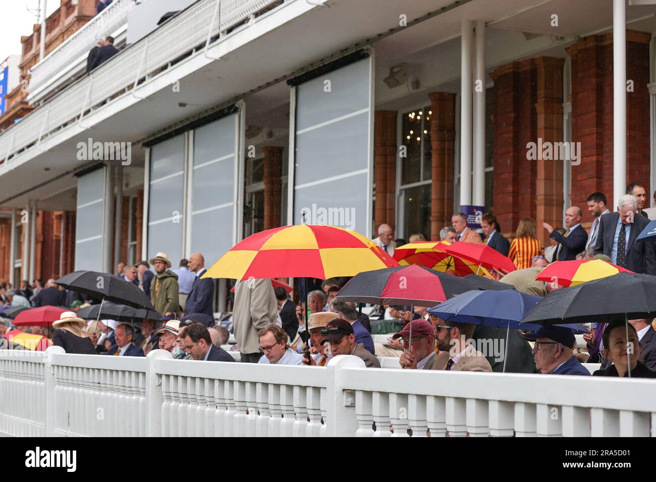 Marylebone Cricket Club members during the LV= Insurance Ashes Test ...