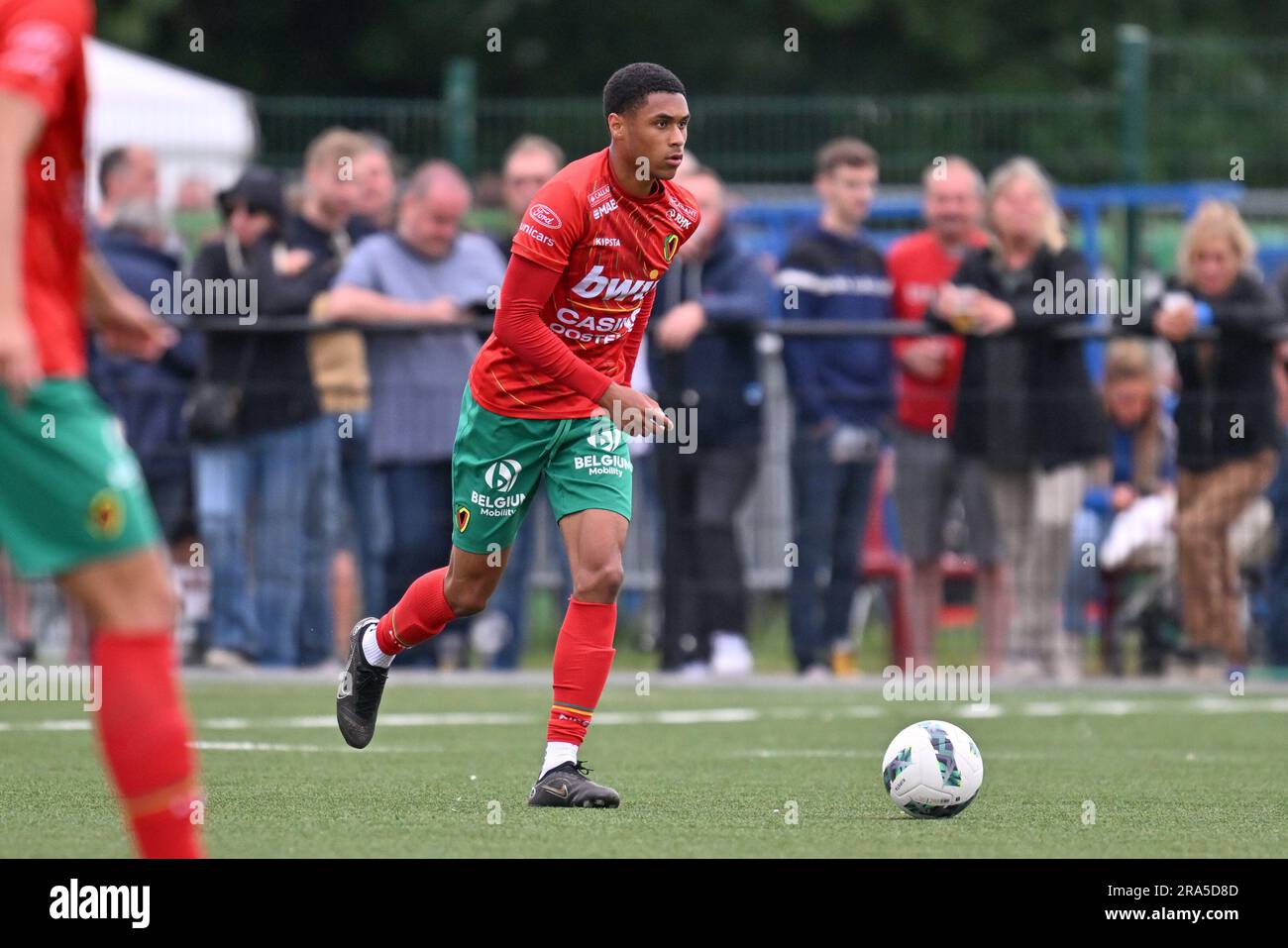 Manuel Osifo (19) of Oostende pictured during a friendly pre-season ...