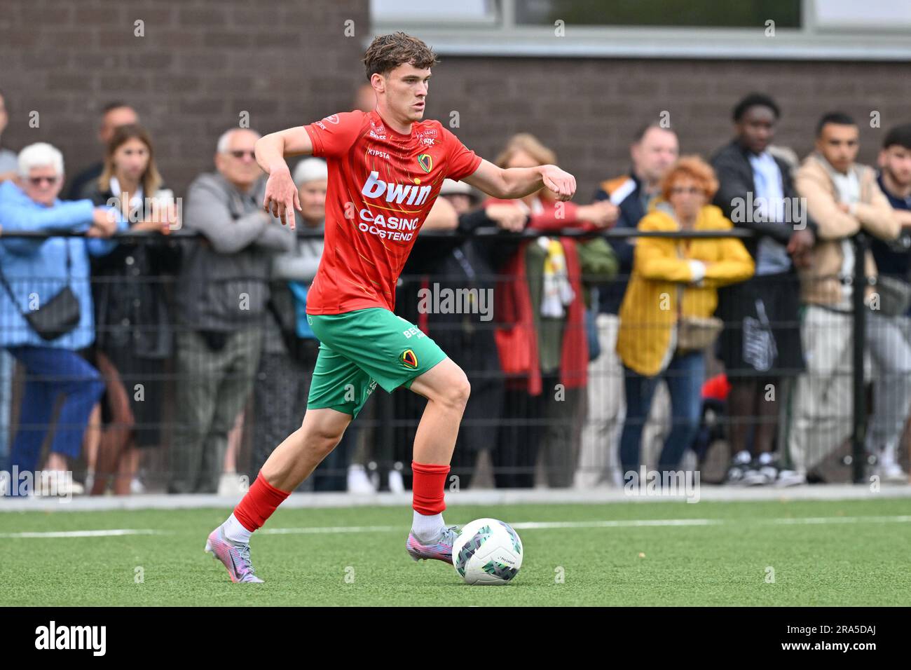 Yorrit Hansen (92) of Oostende pictured during a friendly pre-season ...