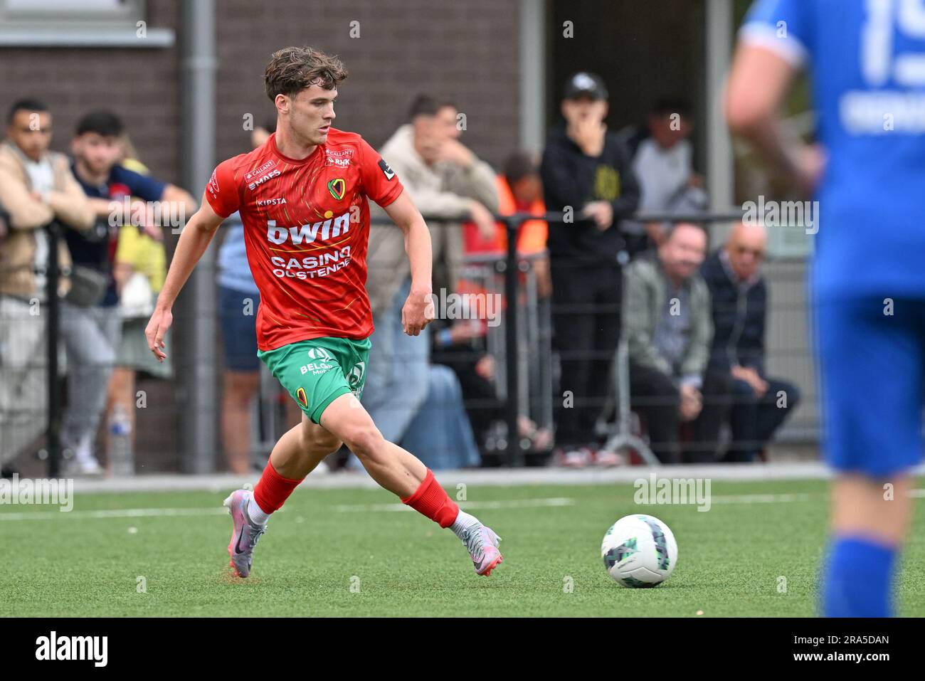 Yorrit Hansen (92) of Oostende pictured during a friendly pre-season ...