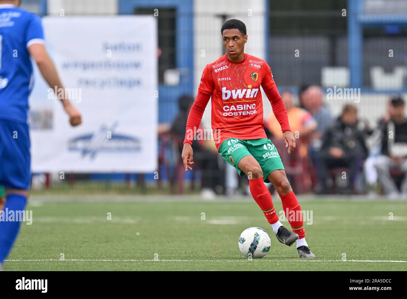 Manuel Osifo (19) of Oostende pictured during a friendly pre-season ...