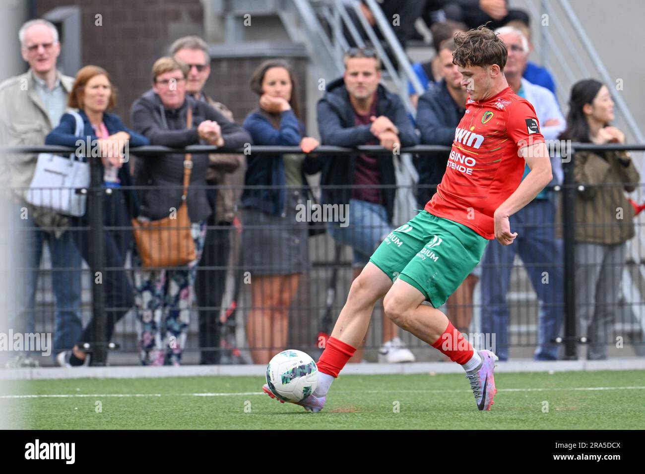 Yorrit Hansen (92) of Oostende pictured during a friendly pre-season ...