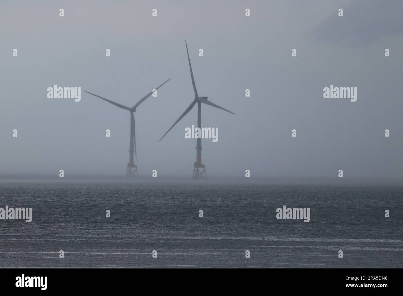 Wind turbines, North Sea Stock Photo - Alamy