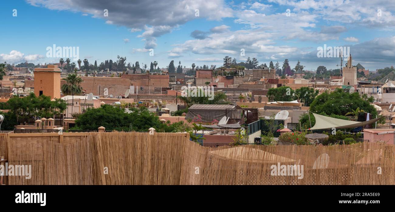 Marrakesh skyline rooftop view hi-res stock photography and images - Alamy