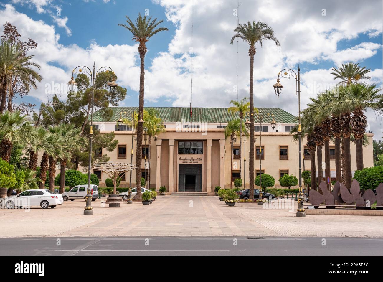 The city hall of Marrakech in Morocco Stock Photo - Alamy