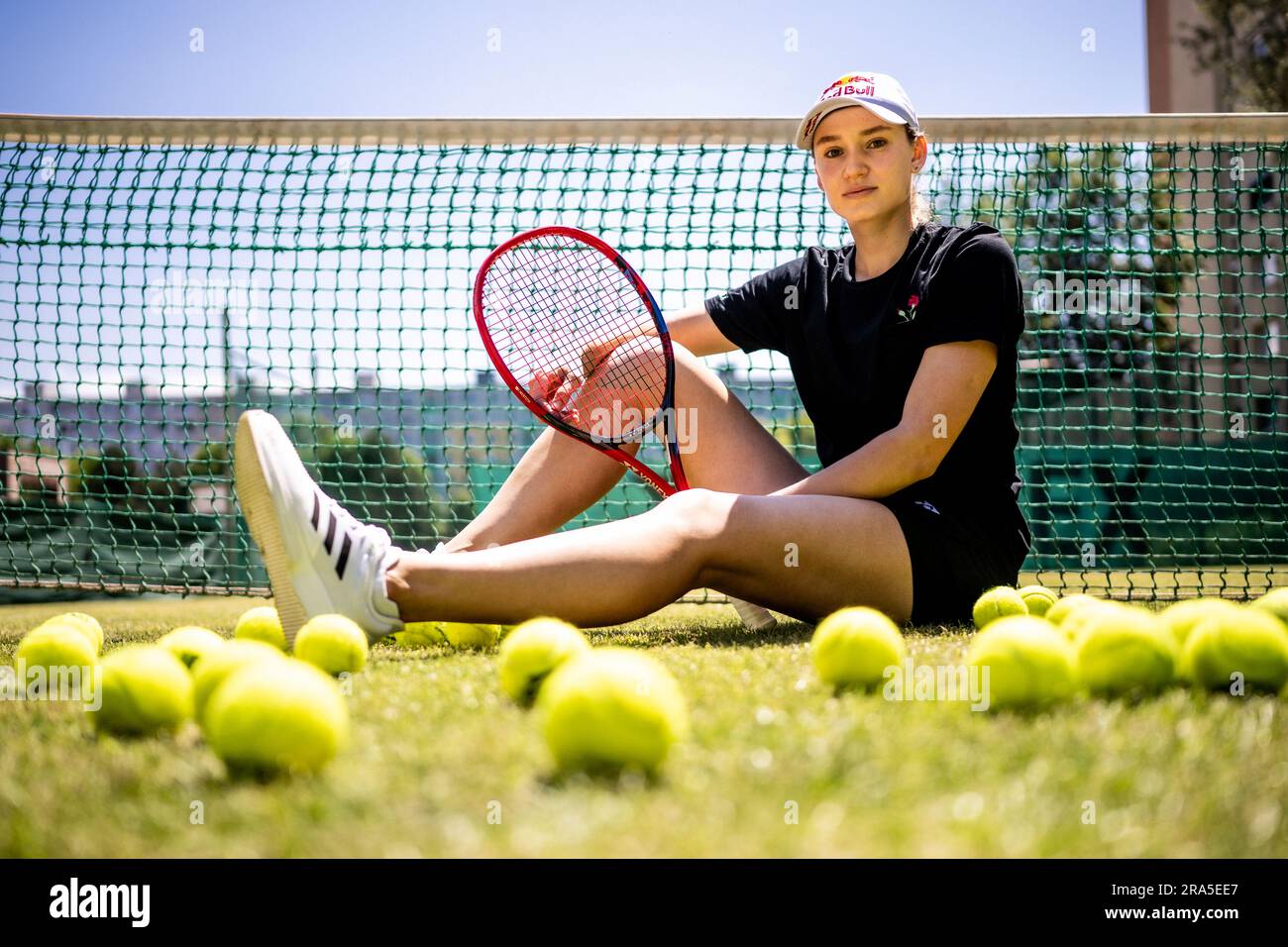 Tennis prodigy Elena Rybakina, ranked third in the world, is preparing ...