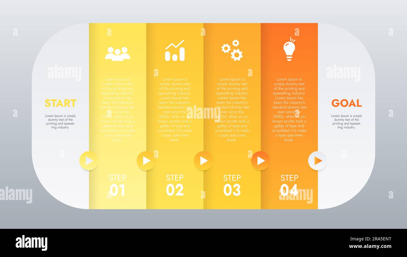 Infographic template for presentations and features data visualization ...