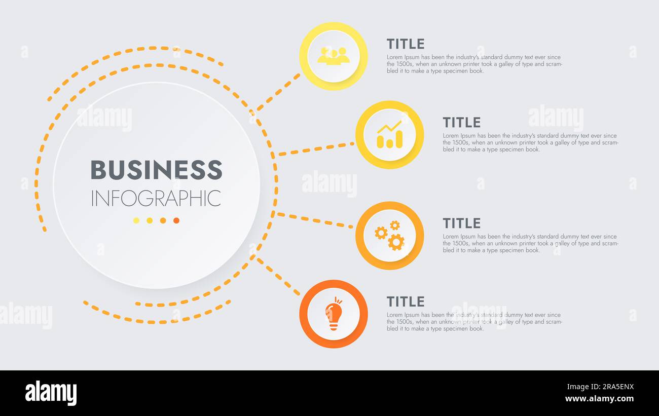 Infographic template for presentations and features data visualization ...