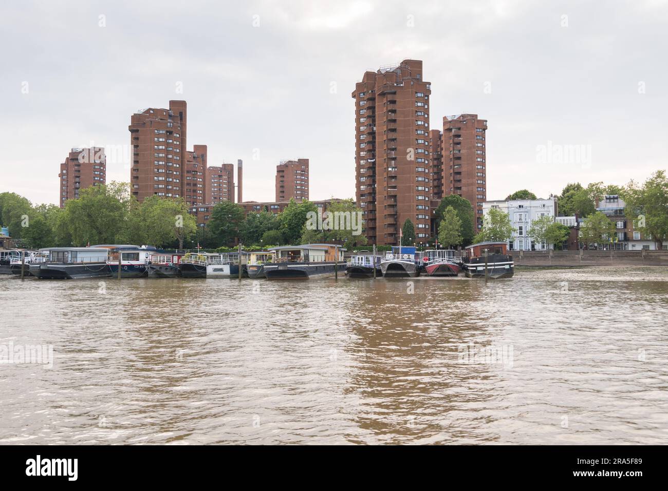 Reflections from World's End apartment buildings as they cast their ...