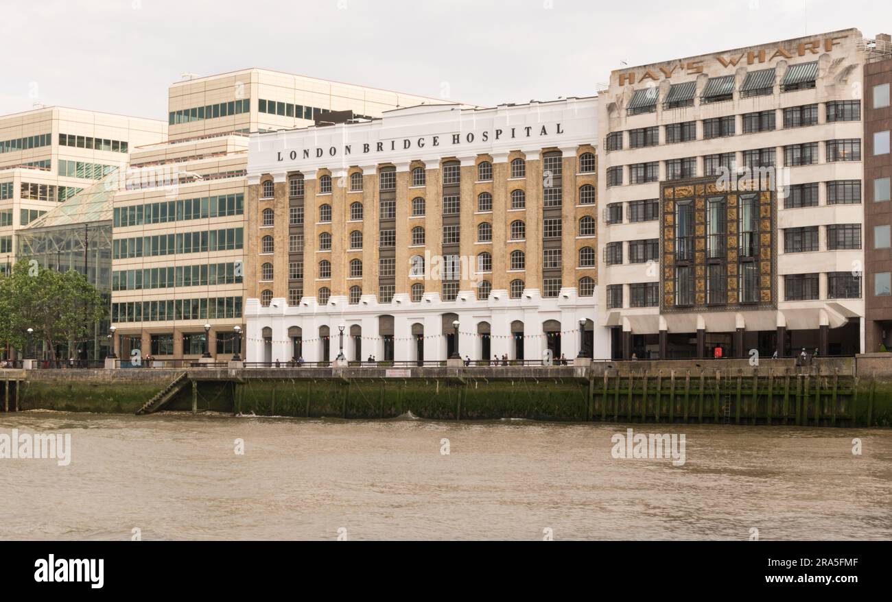 London Bridge Hospital and the One London Bridge office development ...