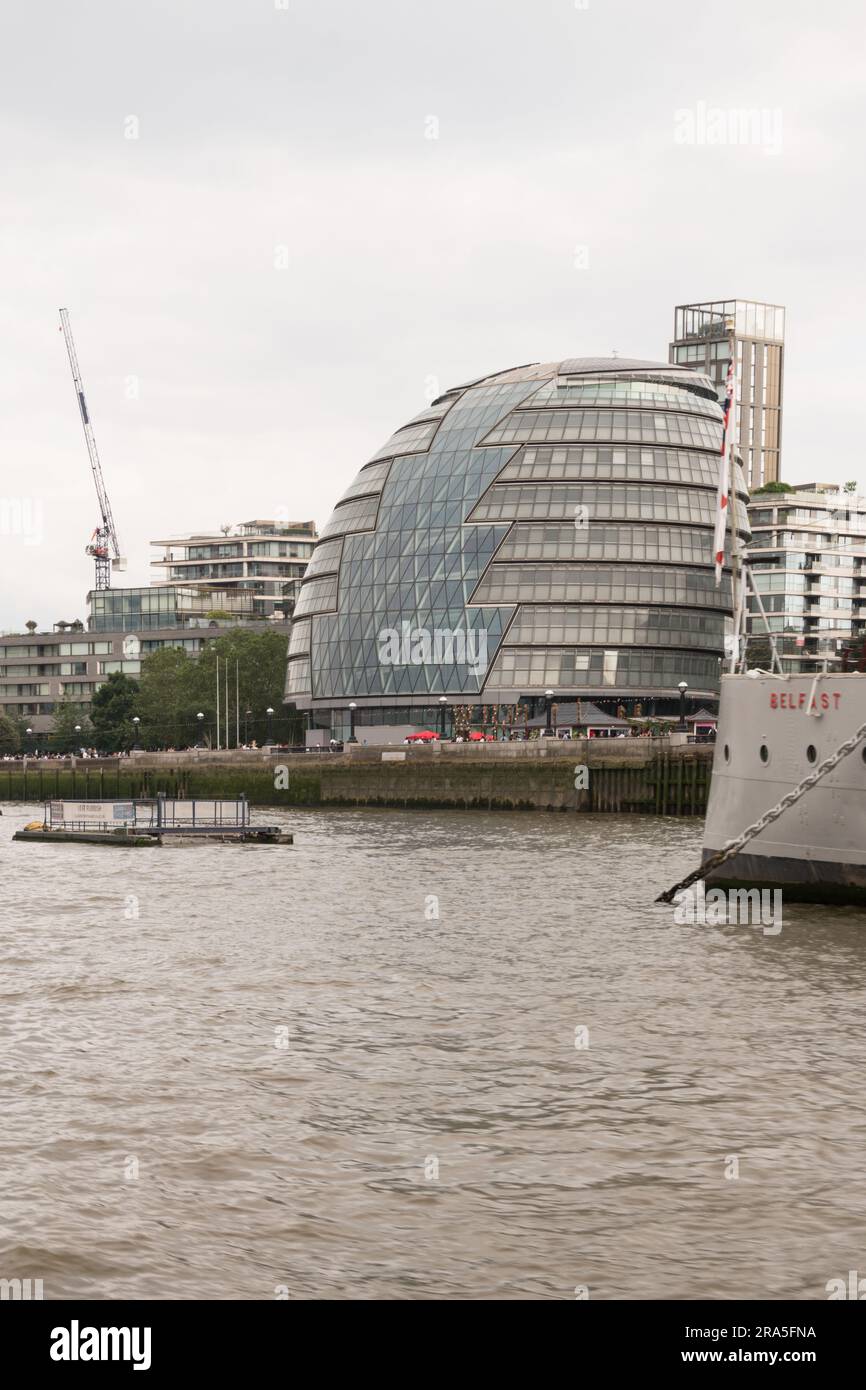 Norman Foster's London City Hall the residence of the Mayor of London ...