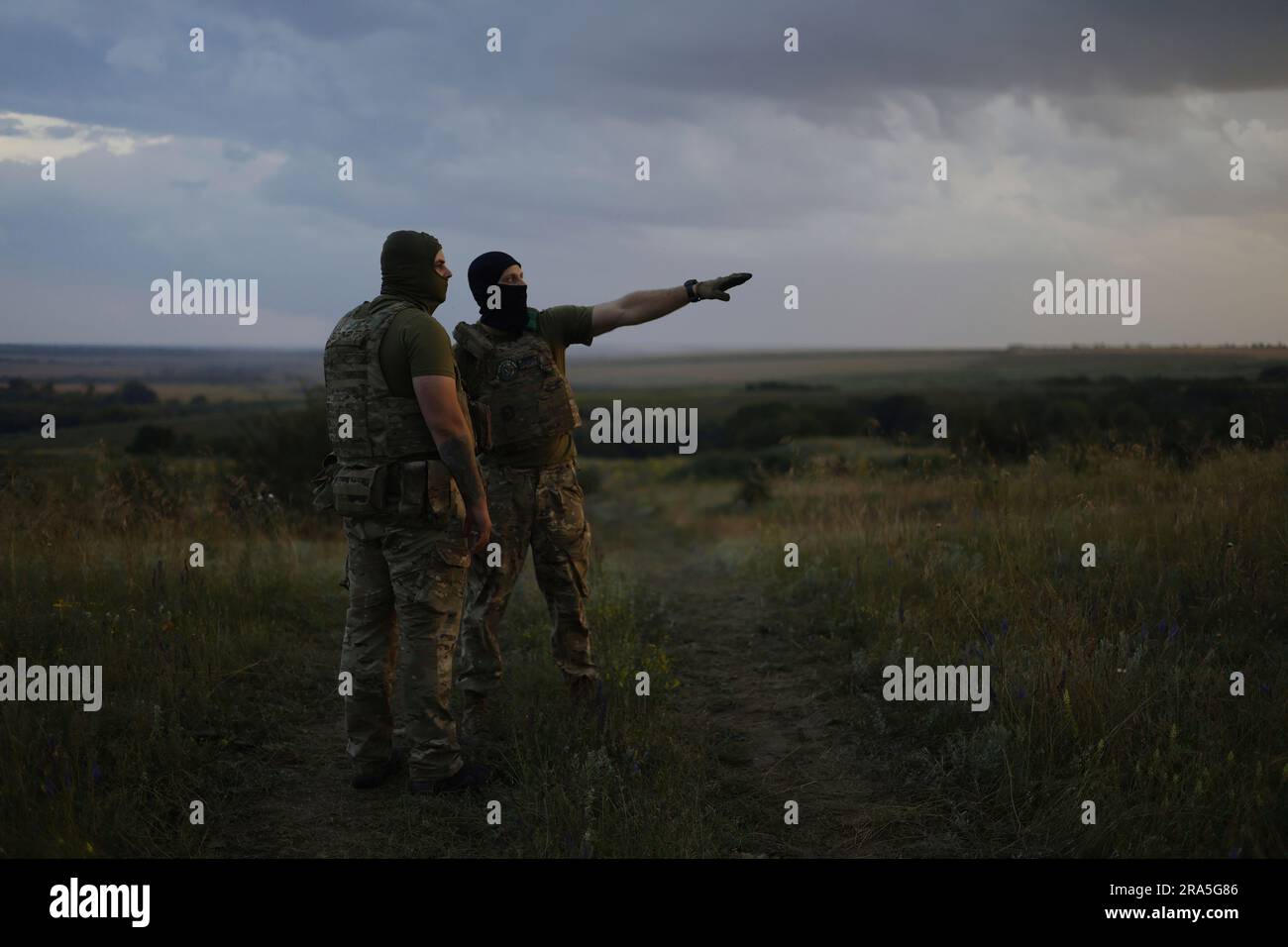 A Ukrainian serviceman of the 3rd separate assault brigade known as ...
