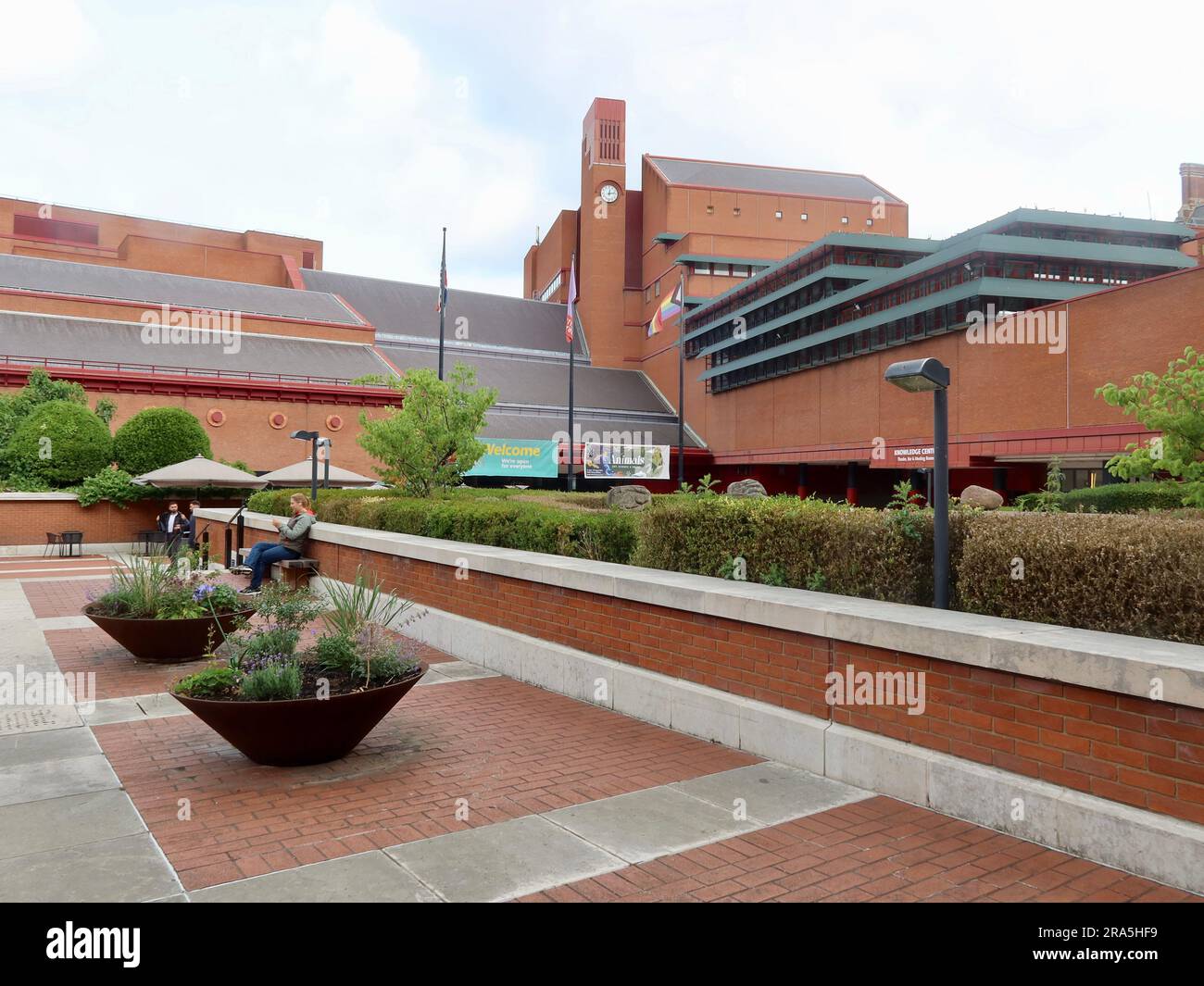 London, UK - June 2023 : The British Library, Euston Road Stock Photo ...