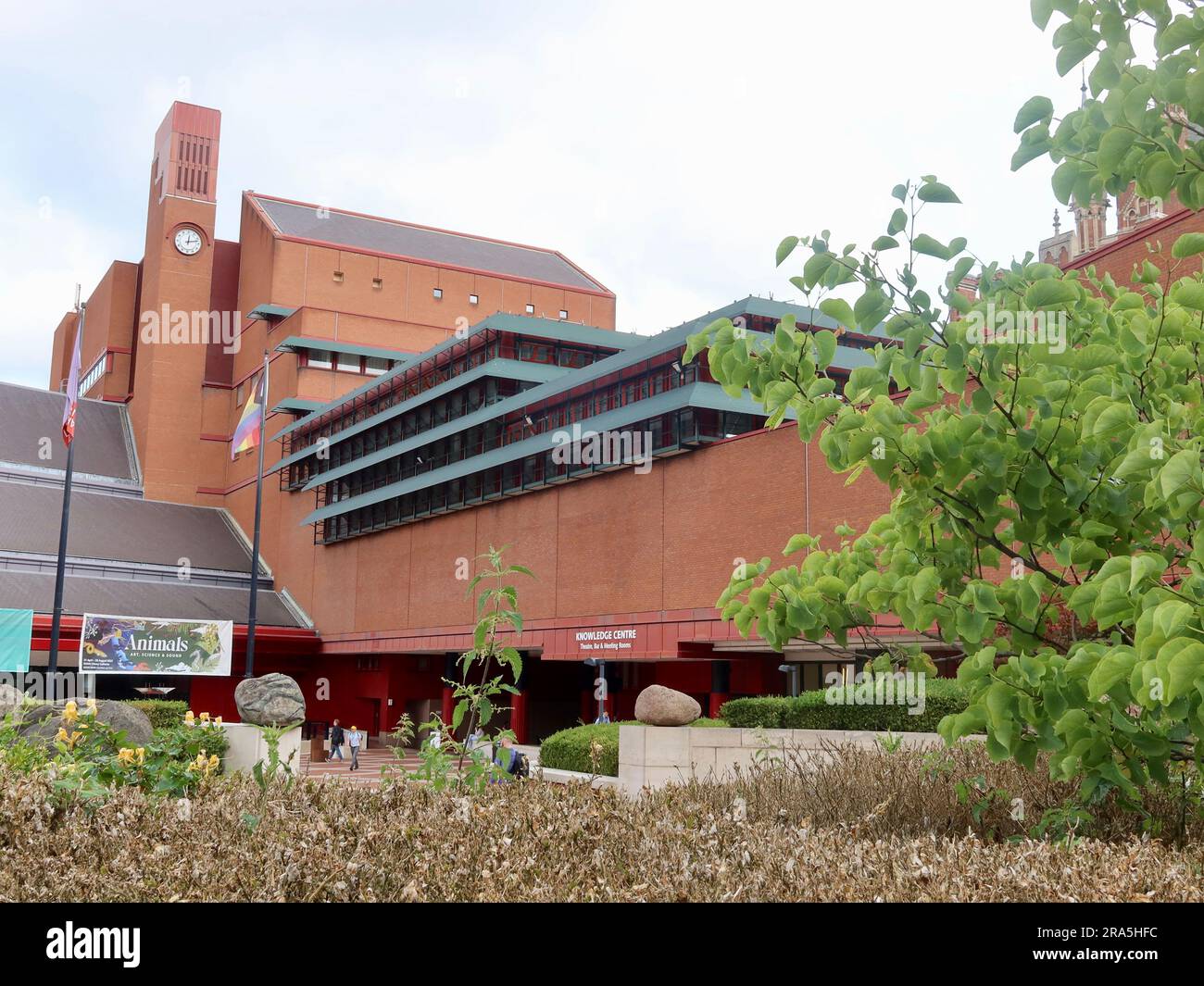 London, UK - June 2023 : The British Library, Euston Road Stock Photo ...