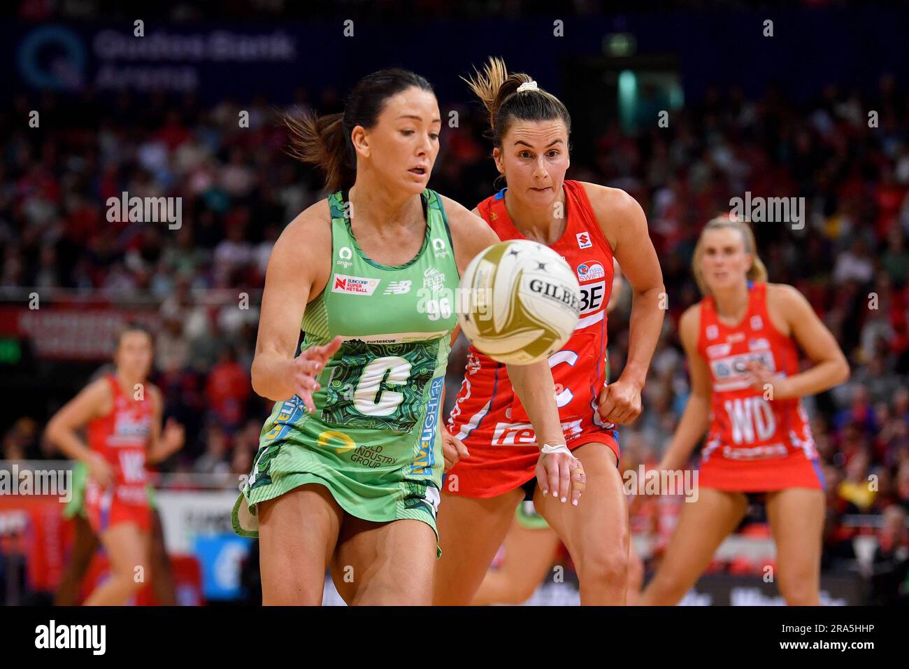 Sydney, Australia. 01st July, 2023. Verity Simmons of the Fever and ...