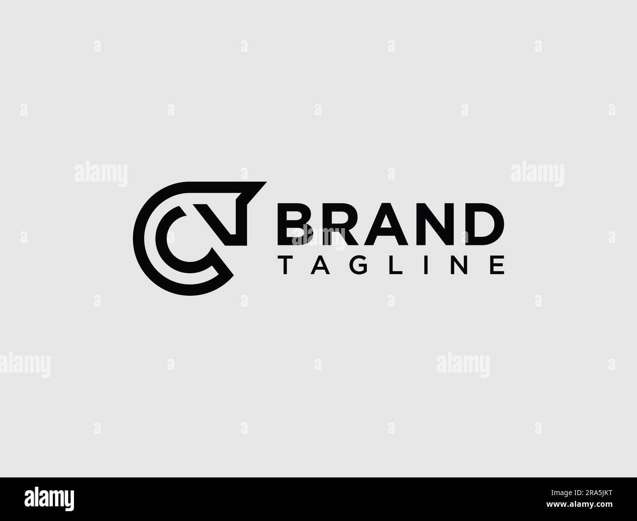 letter D horse logo. Modern horse head design uppercase letter D Stock ...