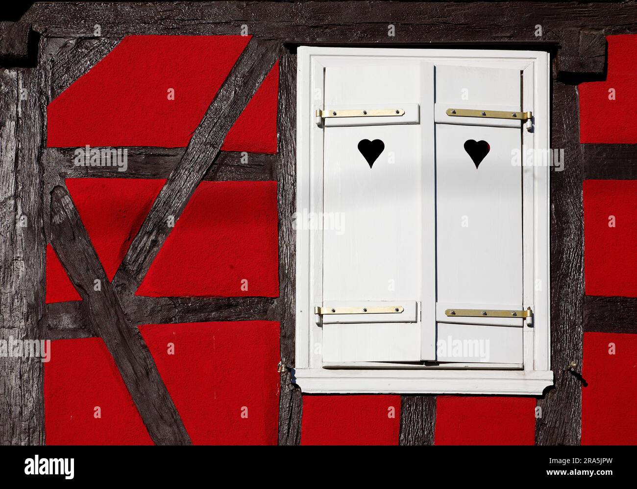 Red half timbering hi-res stock photography and images - Alamy