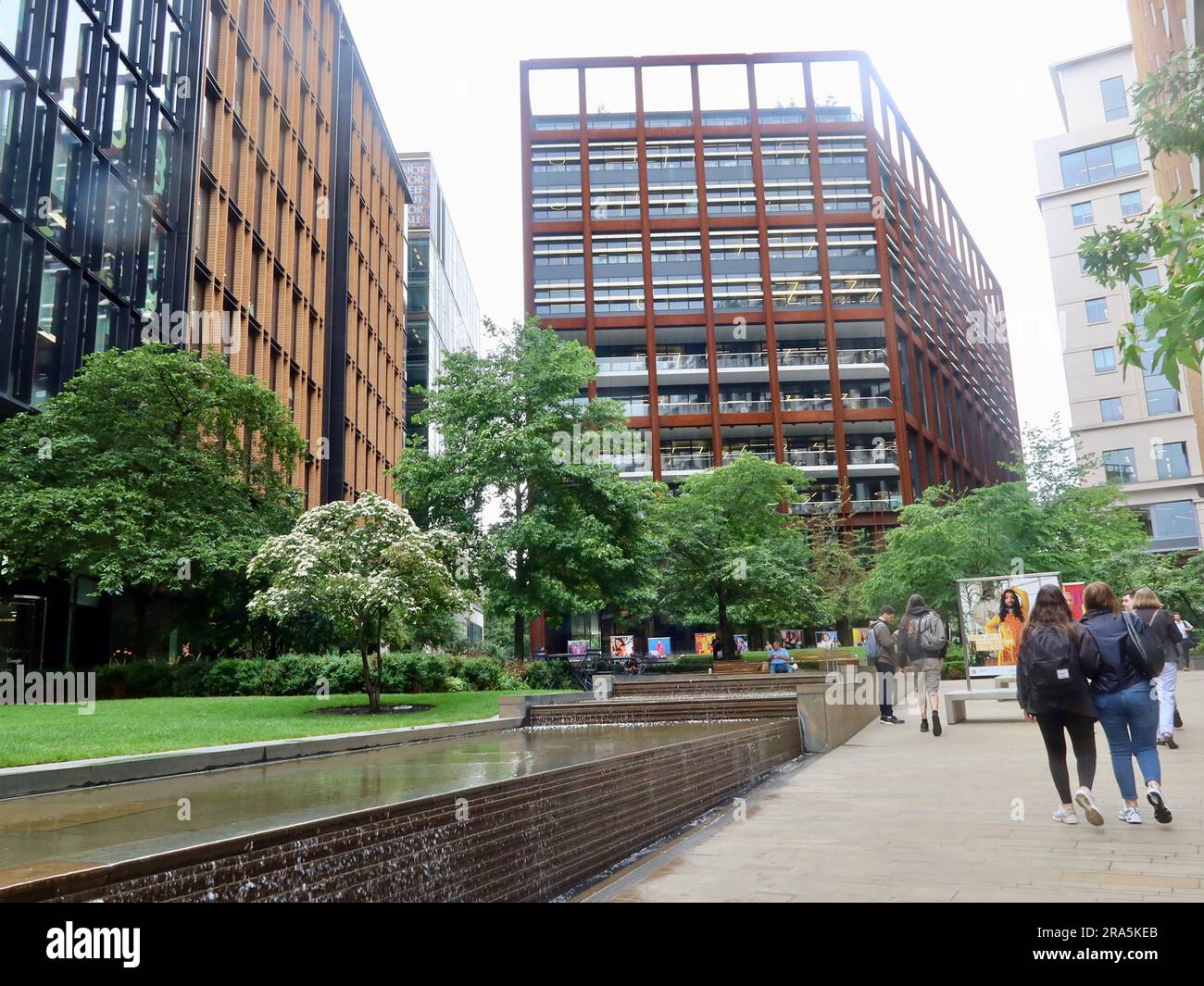 London, UK - June 2023 :High rise apartments and offices in Kings Cross ...