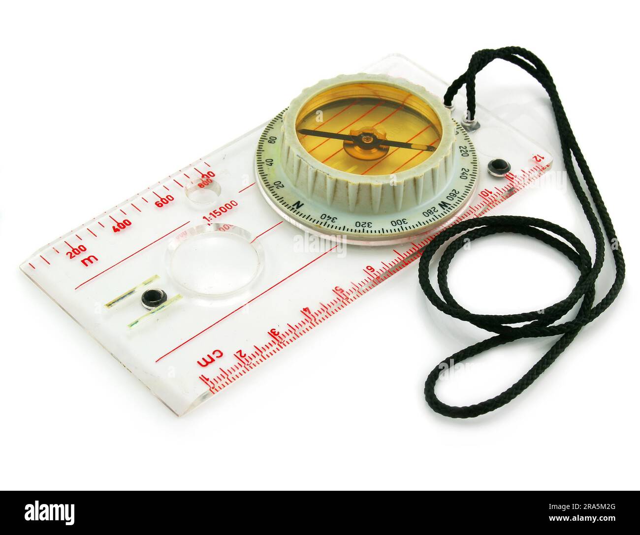 Transparent liquid compass isolated on a white background Stock Photo ...