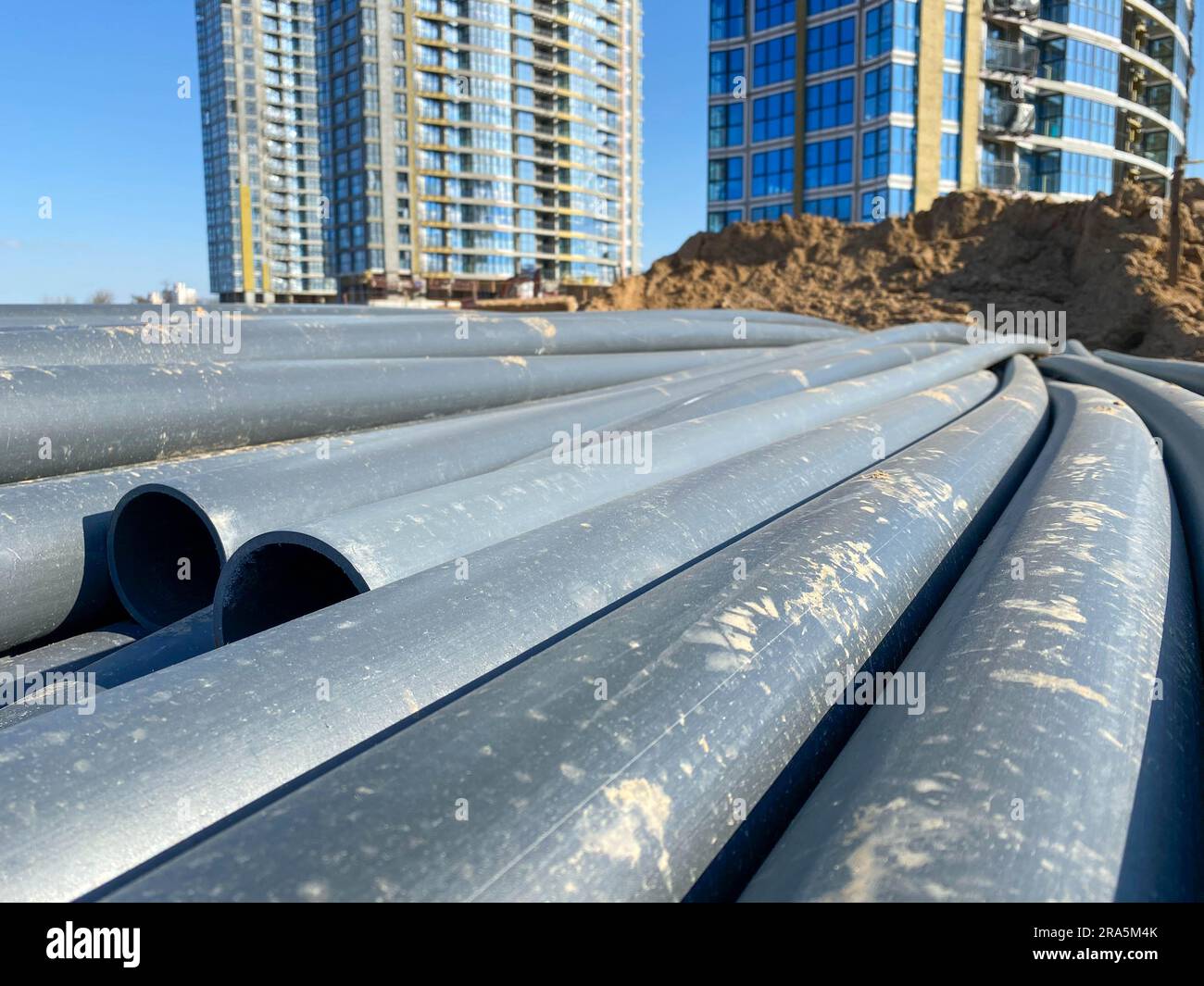 Black pvc plastic drain pipe hi-res stock photography and images - Alamy