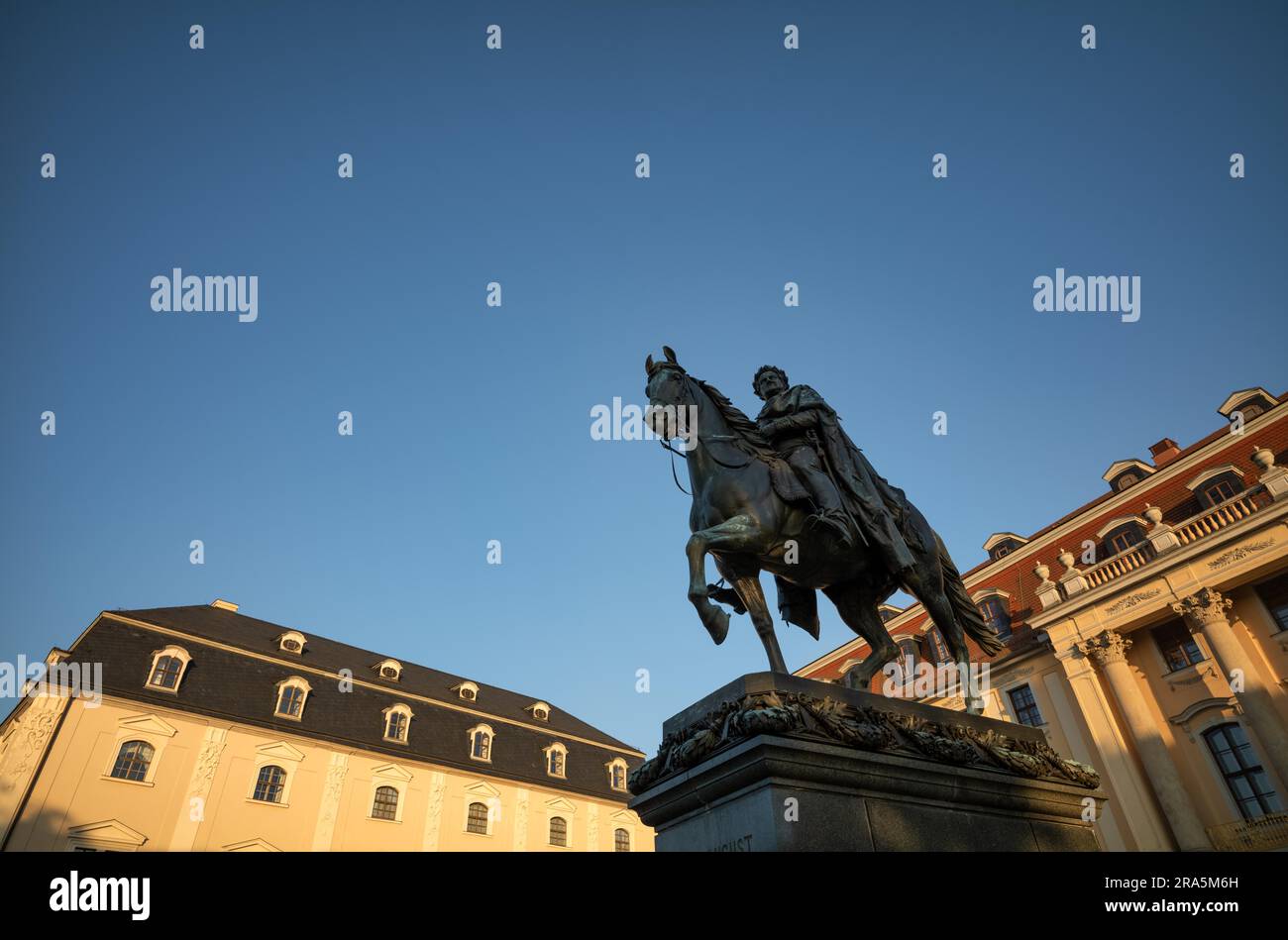 Carl August Monument, Square of Democracy, Weimar, Thuringia, Germany ...