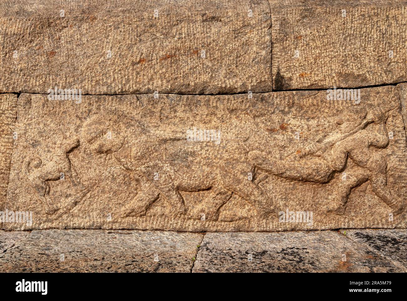 Bas-relief sculptures depicted on the parapet wall of the Chinniyan ...