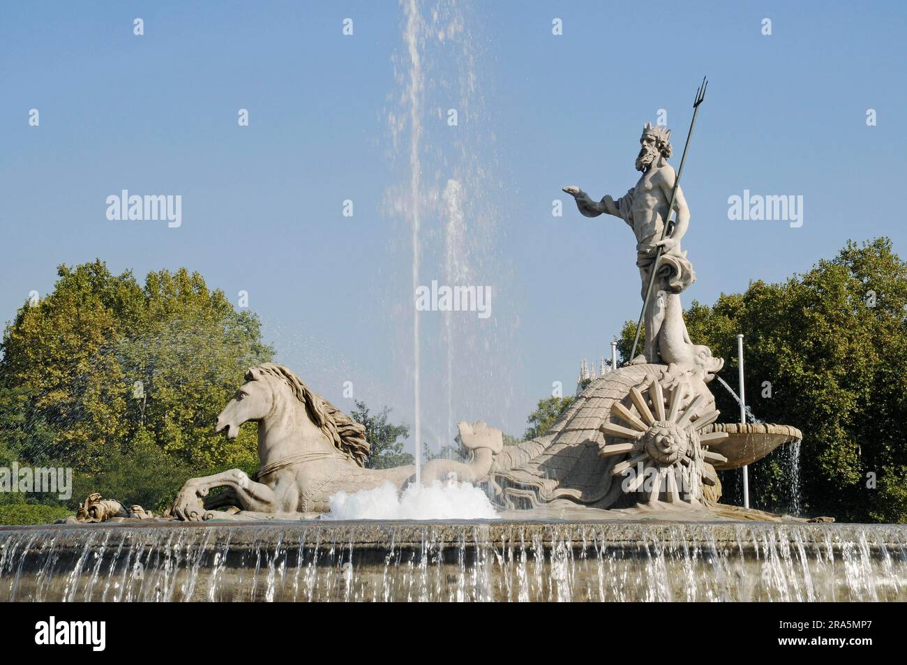 Fountain of Neptune, Neptune Fountain, Fuente Neptuno, Plaza Canovas ...